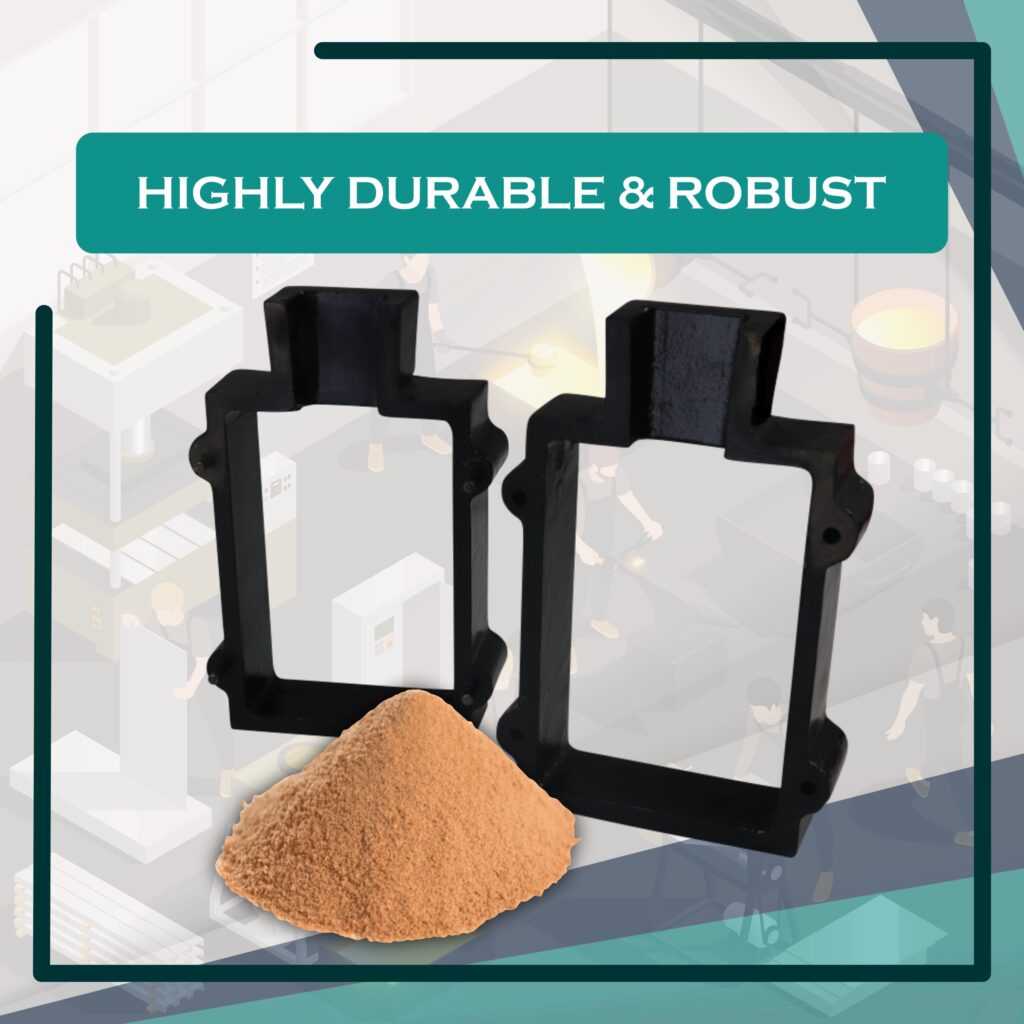 Cast Iron 2-Part Flask Mold Frame for Sand Casting Jewelry Metal ...