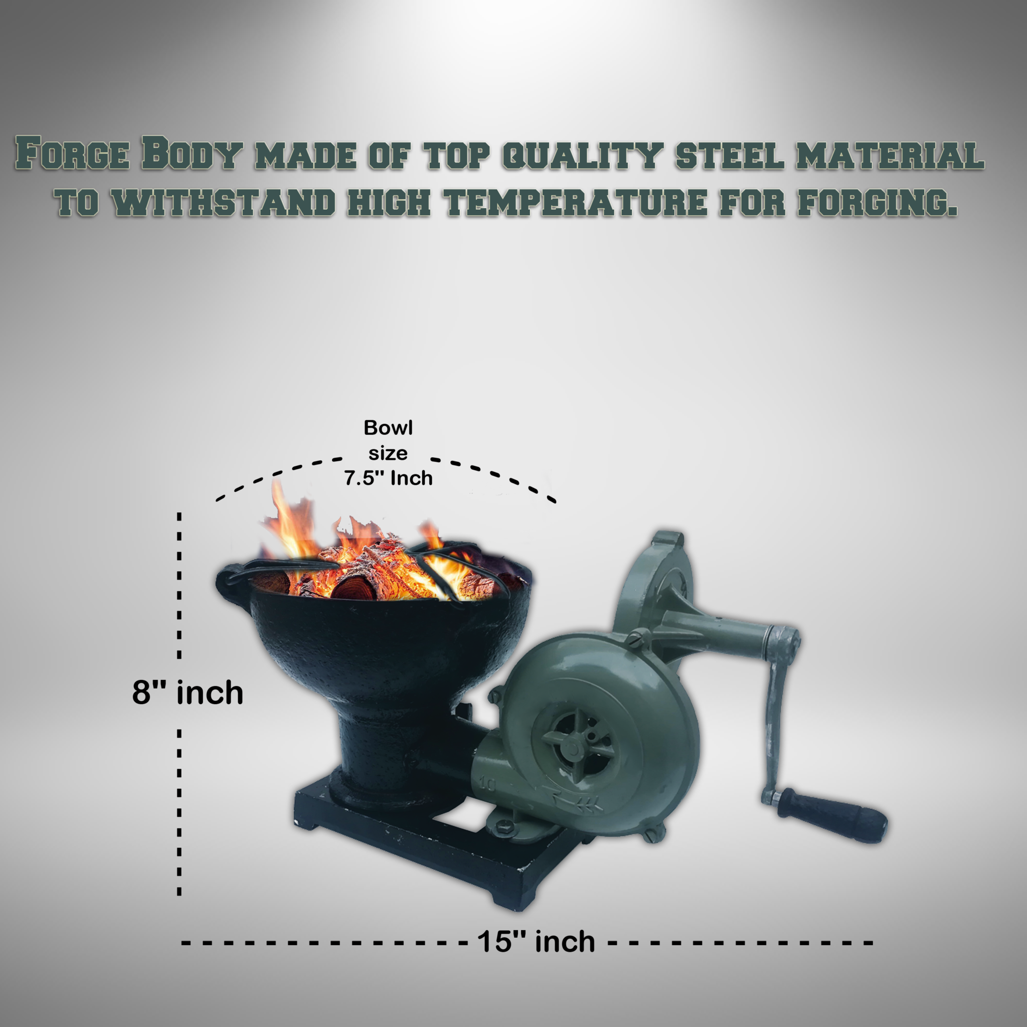 Simond Store Blacksmith’s Forge with Hand Blower for Knife Making ...