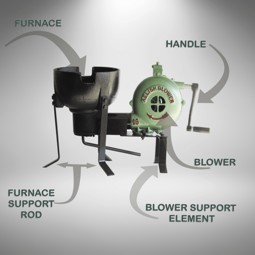 Simond Store Blacksmithing Coal Forge Furnace with Hand Blower for ...
