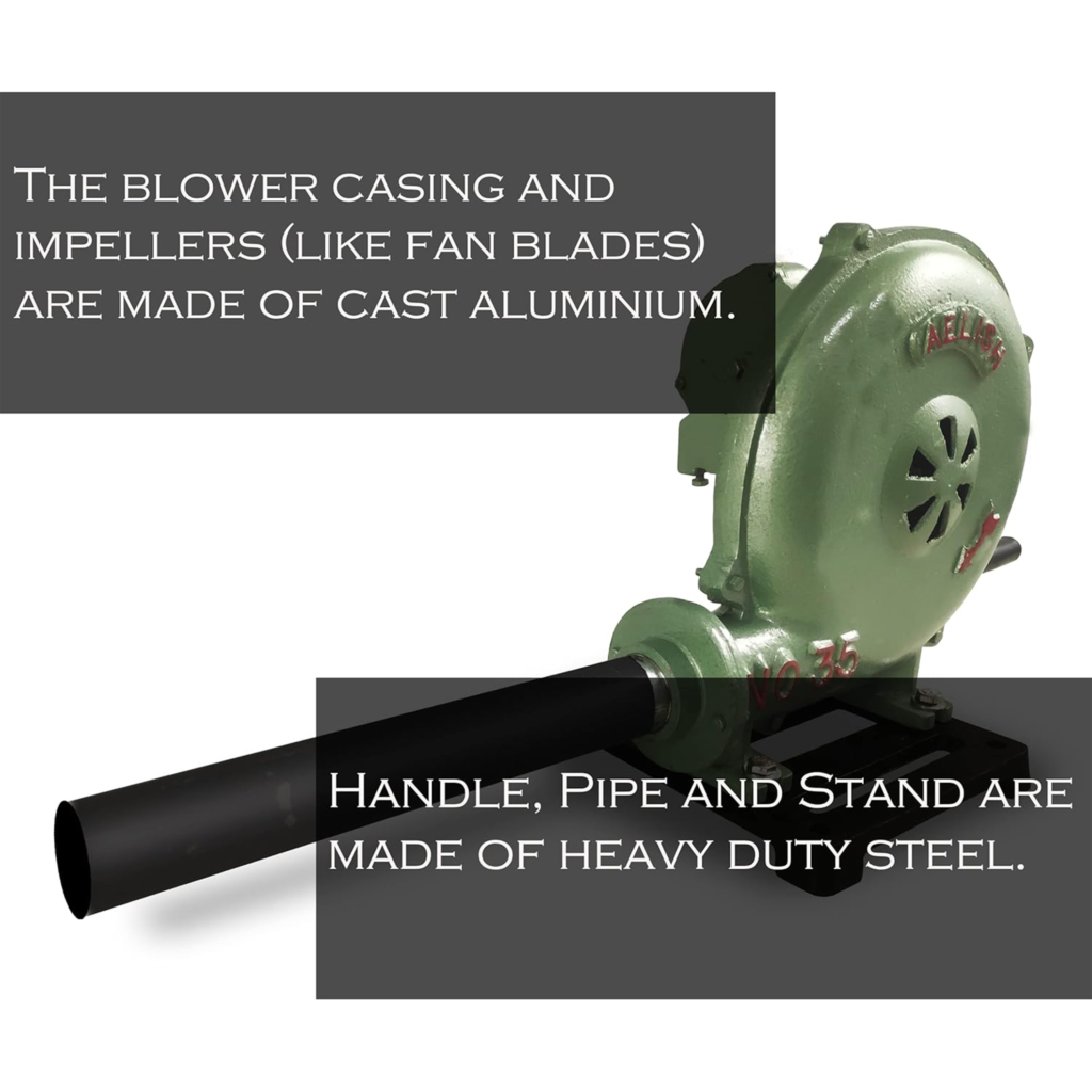 Simond Store Hand Crank Blacksmithing Forge Blower For Firepot BBQ ...