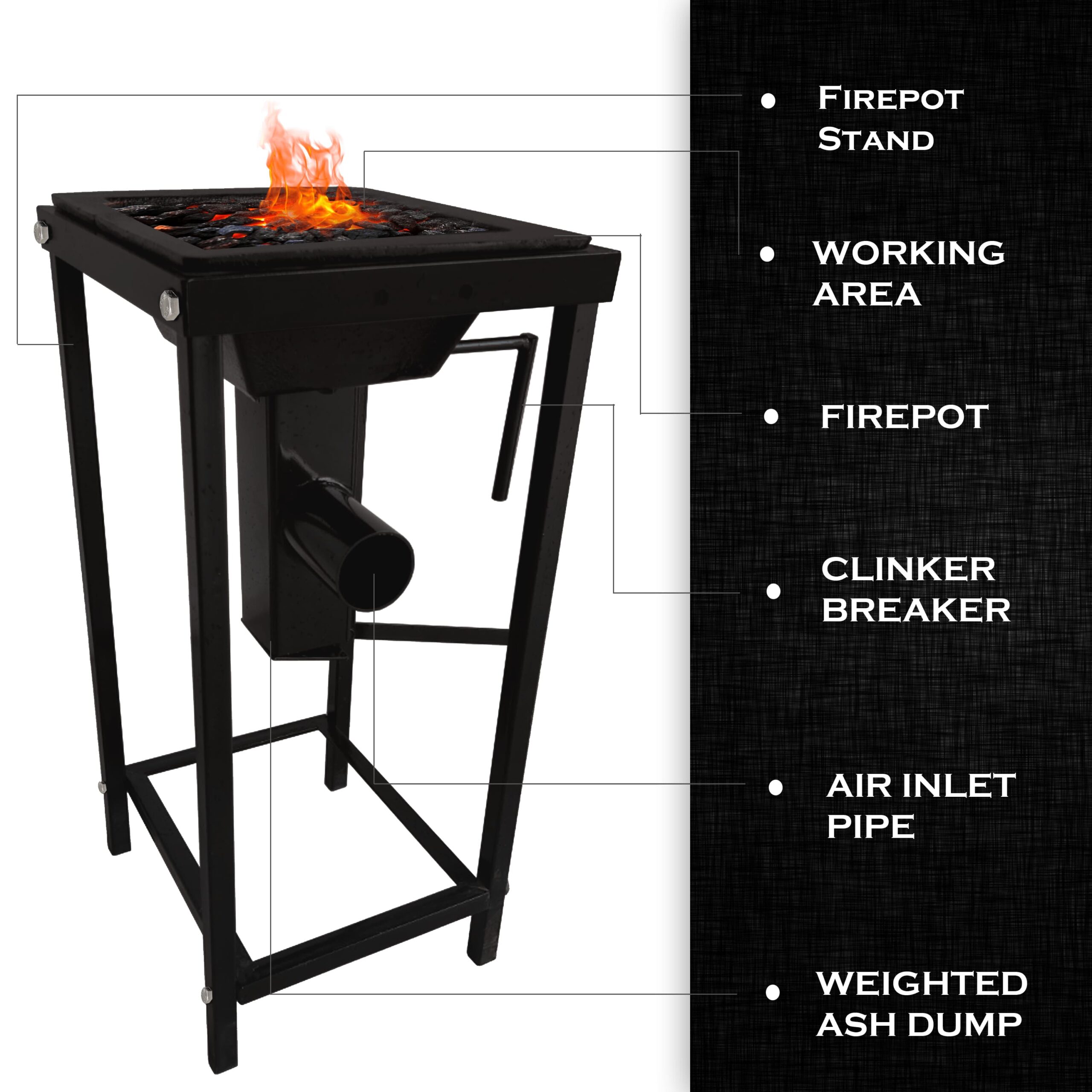 Simond Store Blacksmithing Forge Double Burner With One Side Door ...