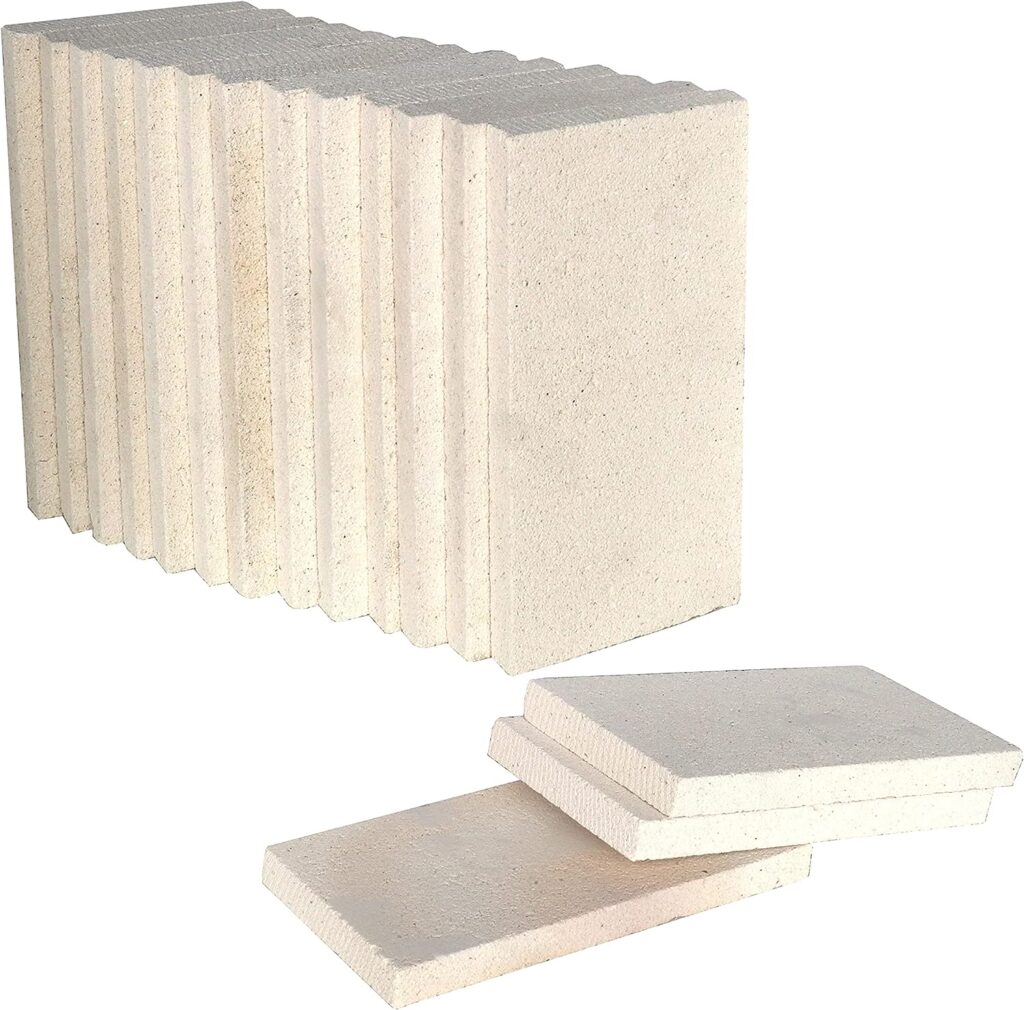 HYTECH Products Insulating Fire Bricks, 2500F Rated 0.75″ x 4.5″ x 9 ...