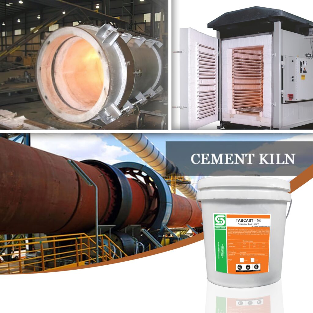 Simond Store 22 lbs Castable Refractory Cement, 94% Alumina, 3270F ...