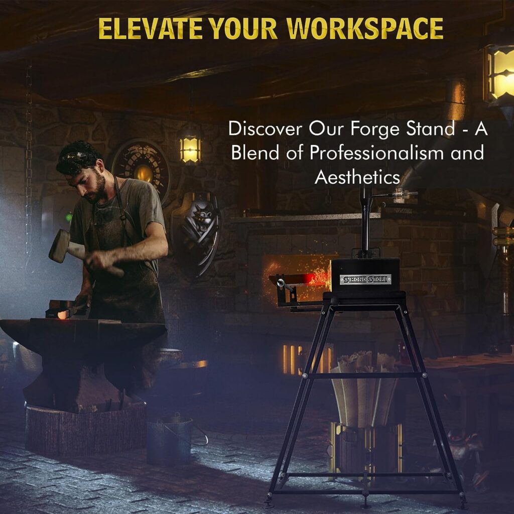 Simond Store blacksmith forge kit Stand – compatible with all single ...