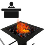 SIMOND STORE Blacksmith Coal Forge 10 X 12 Inch, 2600F Rated, Welded ...