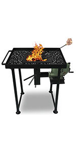 SIMOND STORE Blacksmith Coal Forge 10 X 12 Inch, 2600F Rated, Welded ...