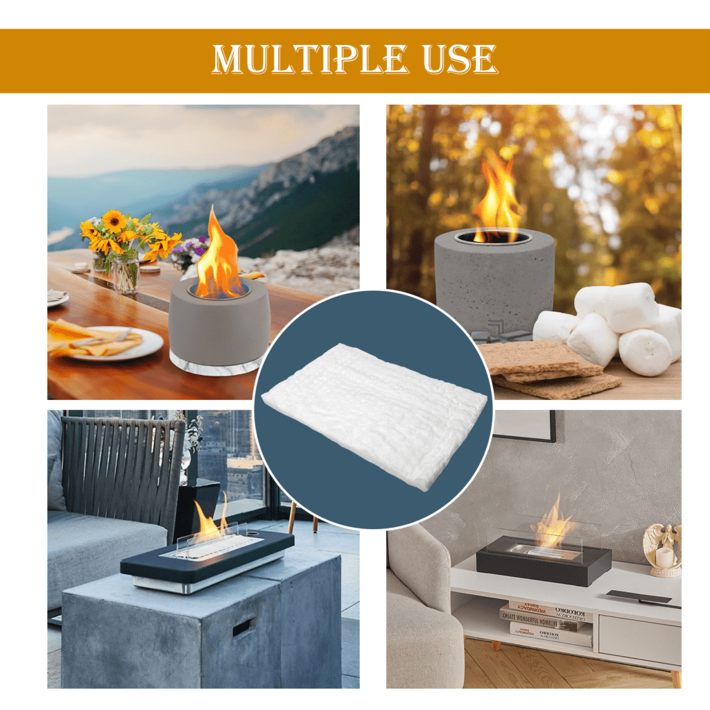 2 Pcs Ceramic Wool Wick Sponge to Extend Burn Time ? Ceramic Wool for ...