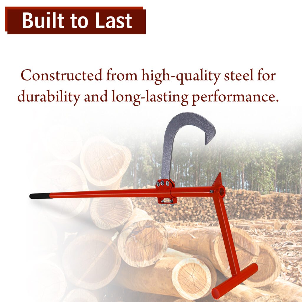 Timber Jack for Logs 60″ – Powder Coated Carbon Steel Log Lifter Tool ...