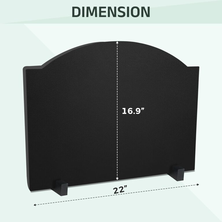 Simond Store – Fire Back 26”- Firebacks for Fireplace with Feet – Cast ...